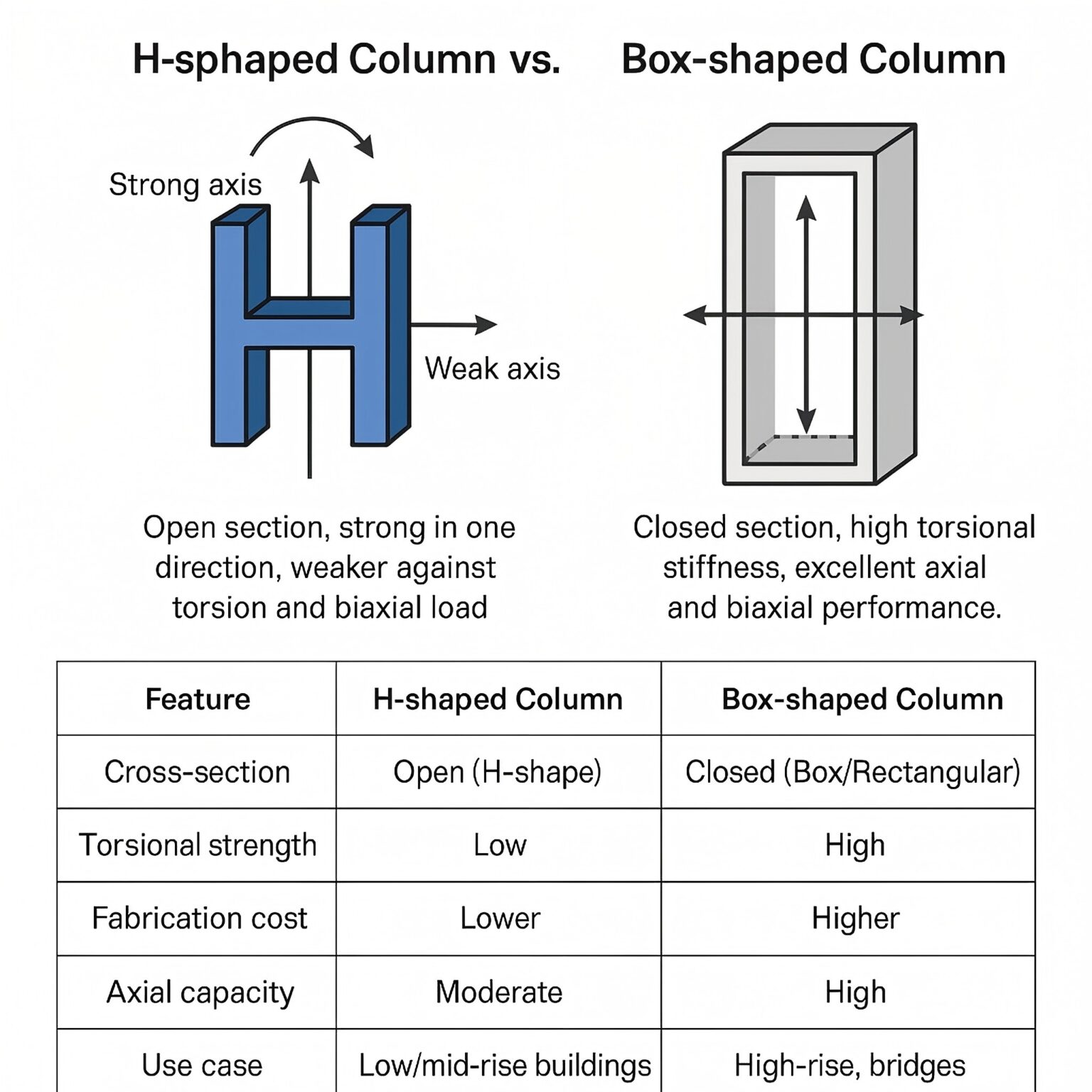 Which type of steel column is more commonly in steel structures: H Beam ...